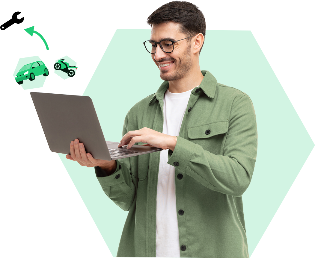 Software dedicated to spare parts and product compatibility
